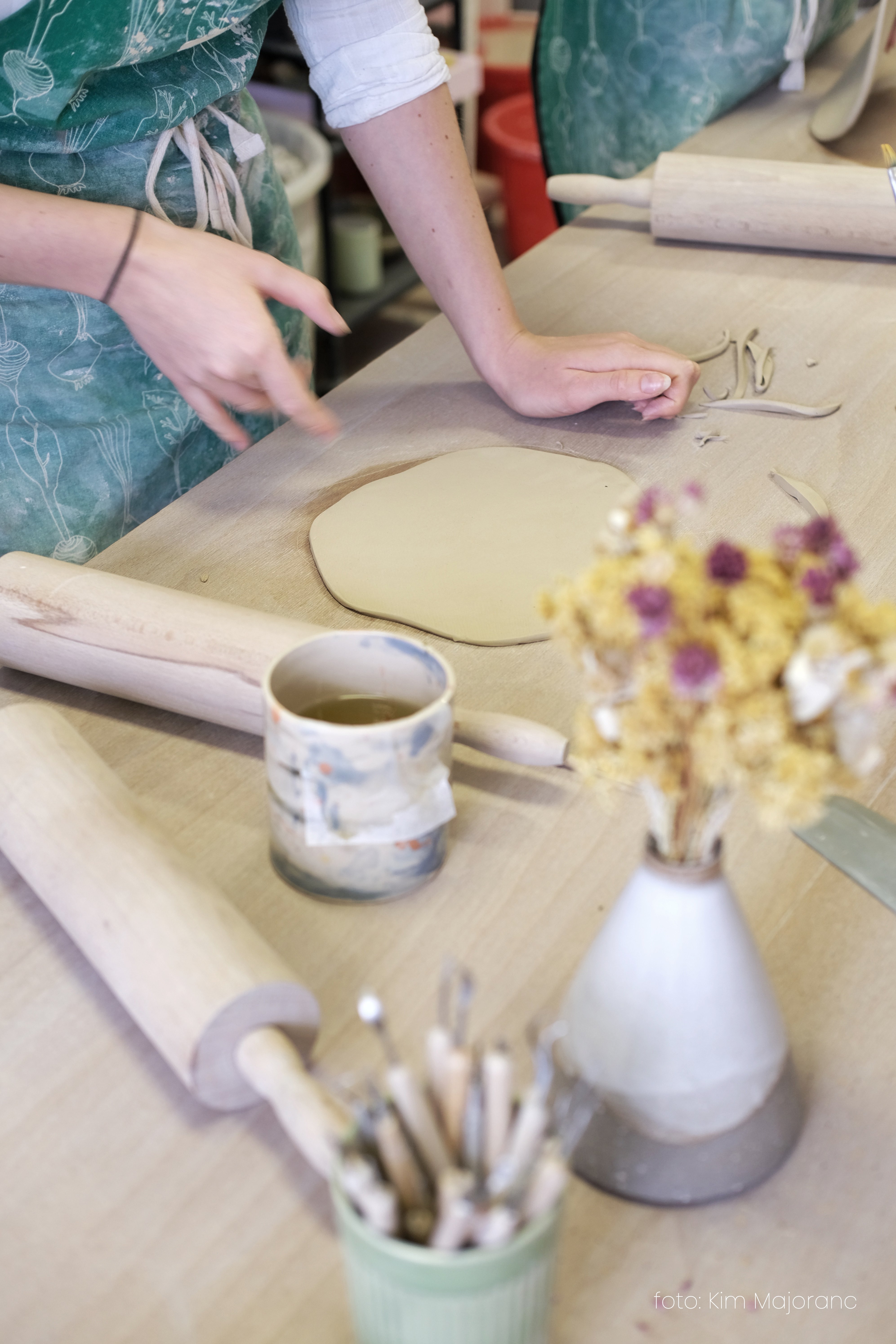 Mini tečaj 3x3- oblikovanje gline z ekipo studia Biskvit