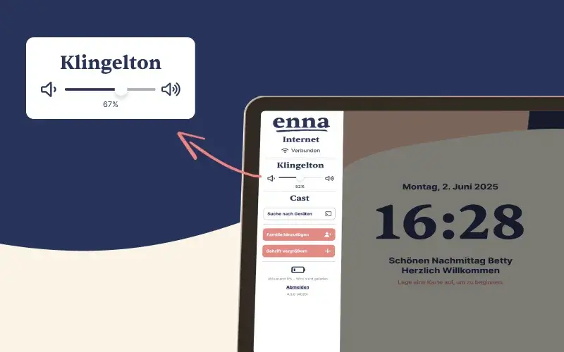 🔊 Gut hörbar – Klingelton und dessen Lautstärke in der enna App einstellen - enna