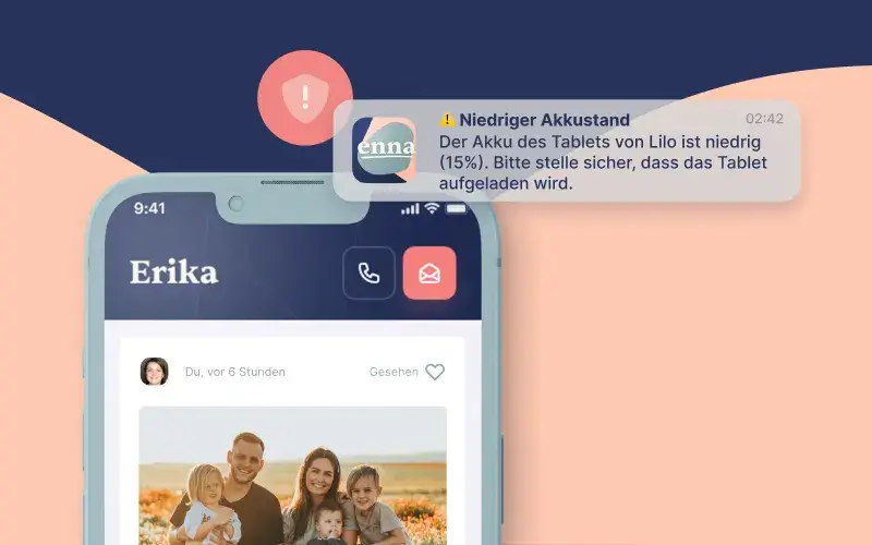 🔋 Akku im Blick – Push-Benachrichtigung bei niedrigem Tablet-Akku - enna