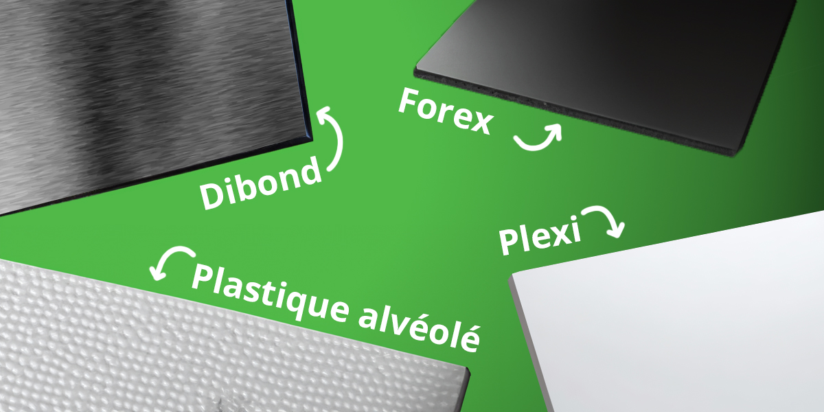 Dibond, Forex, Plexi… et Plastique Alvéolaire : quelles différences ...