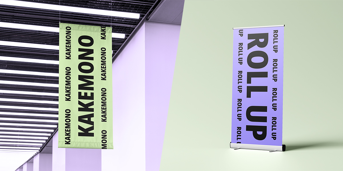 Quelle est la différence entre un Kakemono et un Roll Up ? - Blog ...